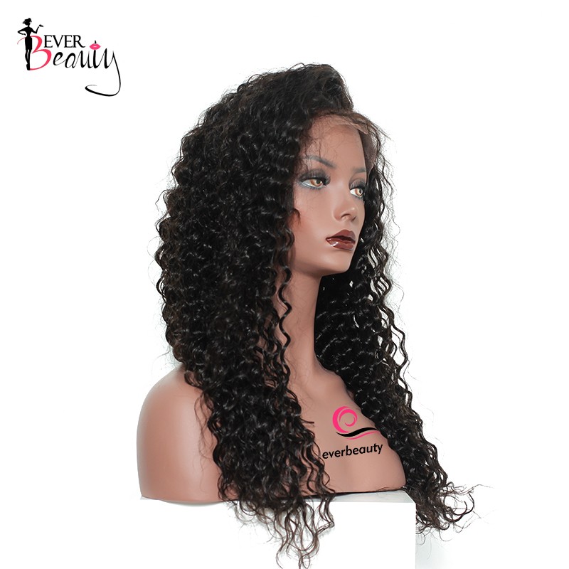 250 Density Wig Pre Plucked Natural Hair Line Full Lace Wigs Deep Wave